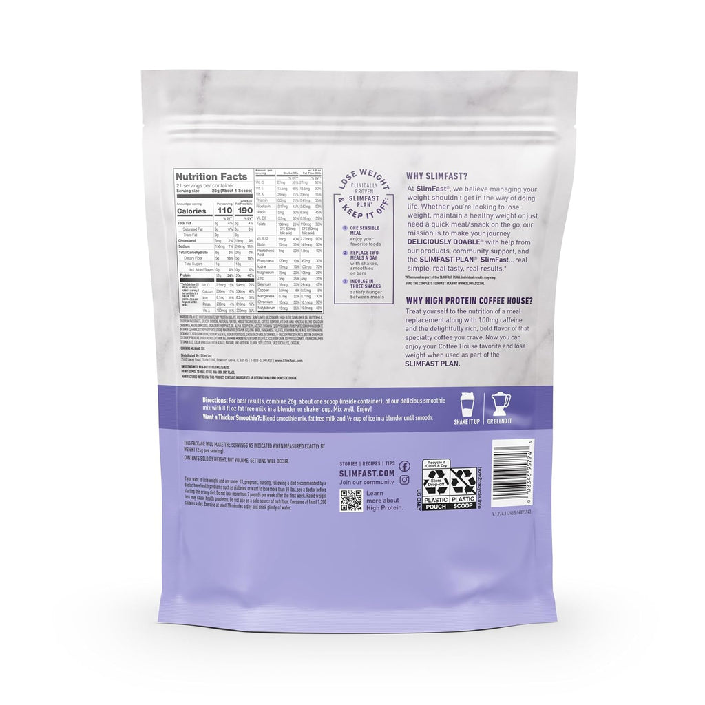21 servings of SlimFast nutrition