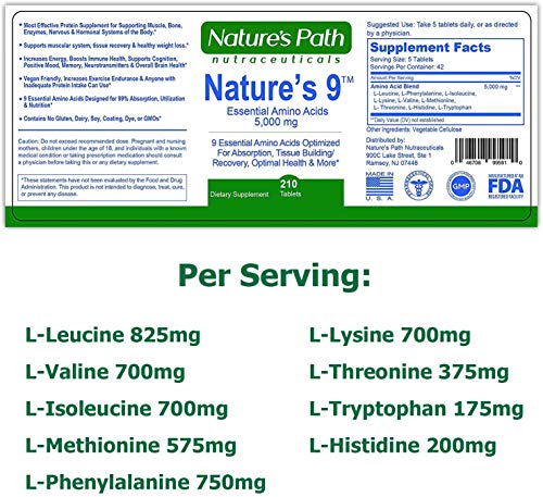 210 tablets of EAA for daily nutrition