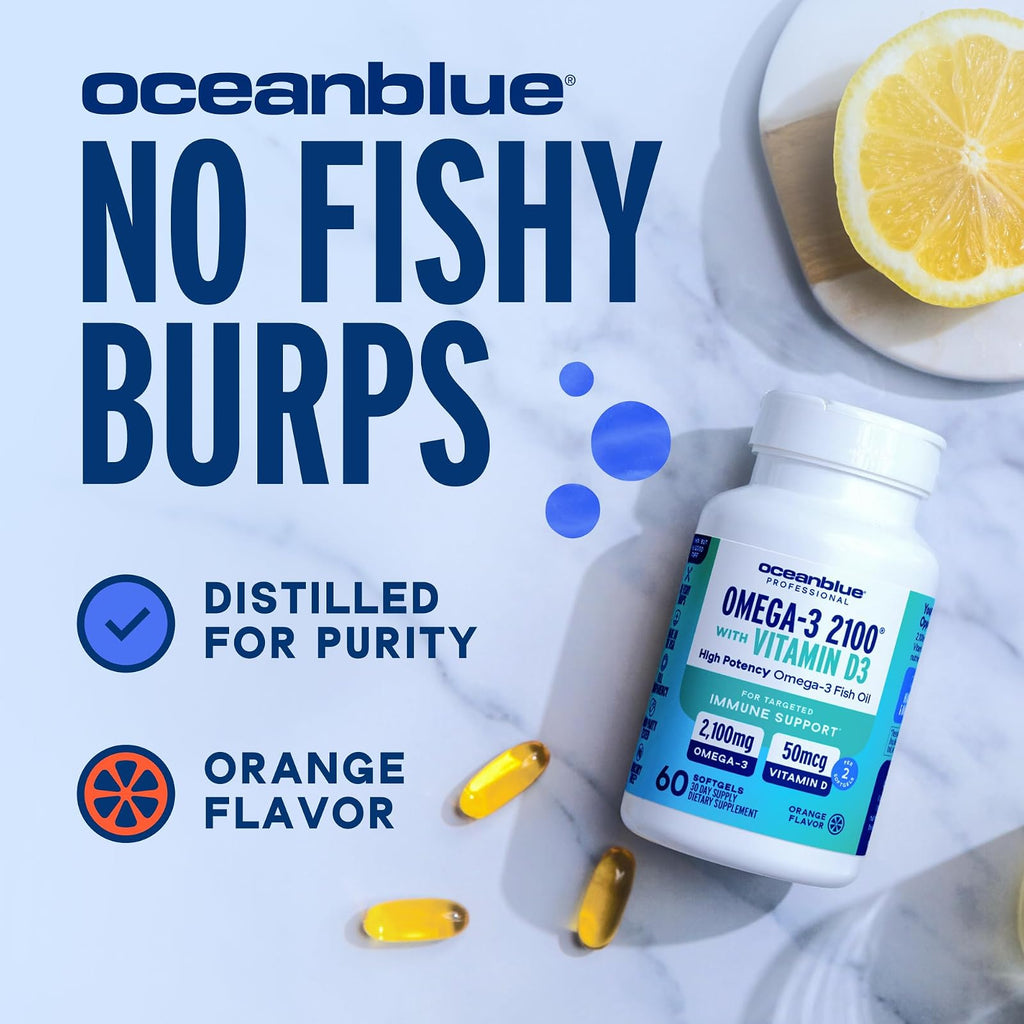 2100 mg Omega-3 daily supplement