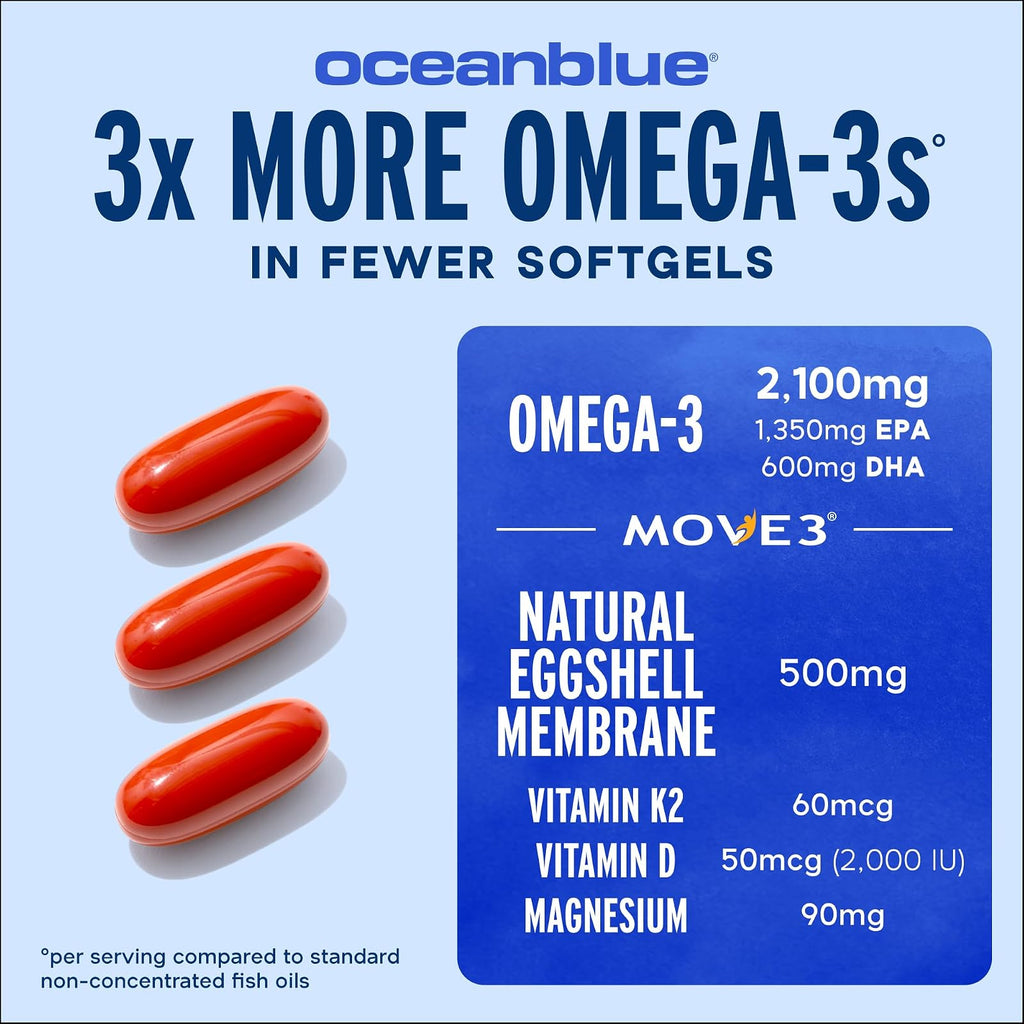 2100 mg Omega-3 for heart health