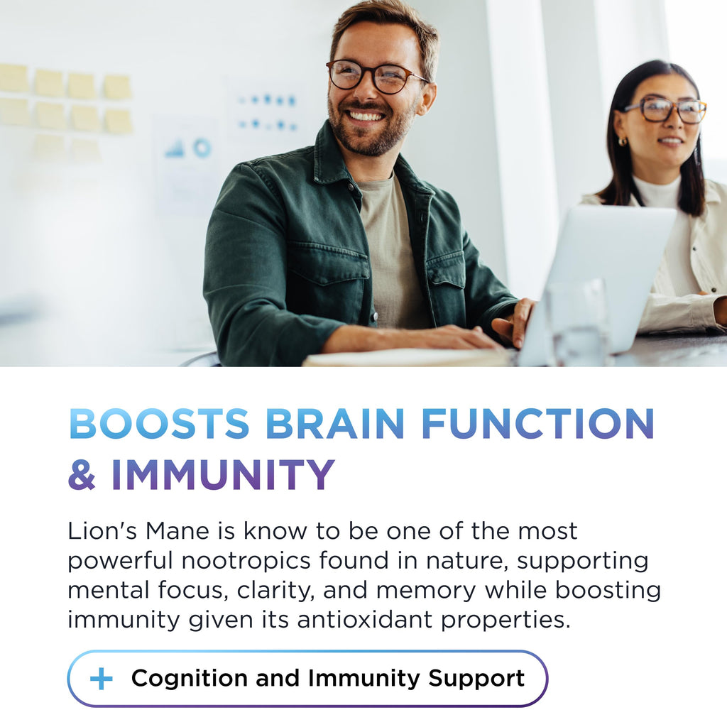 2100mg Lion's Mane mushroom benefits
