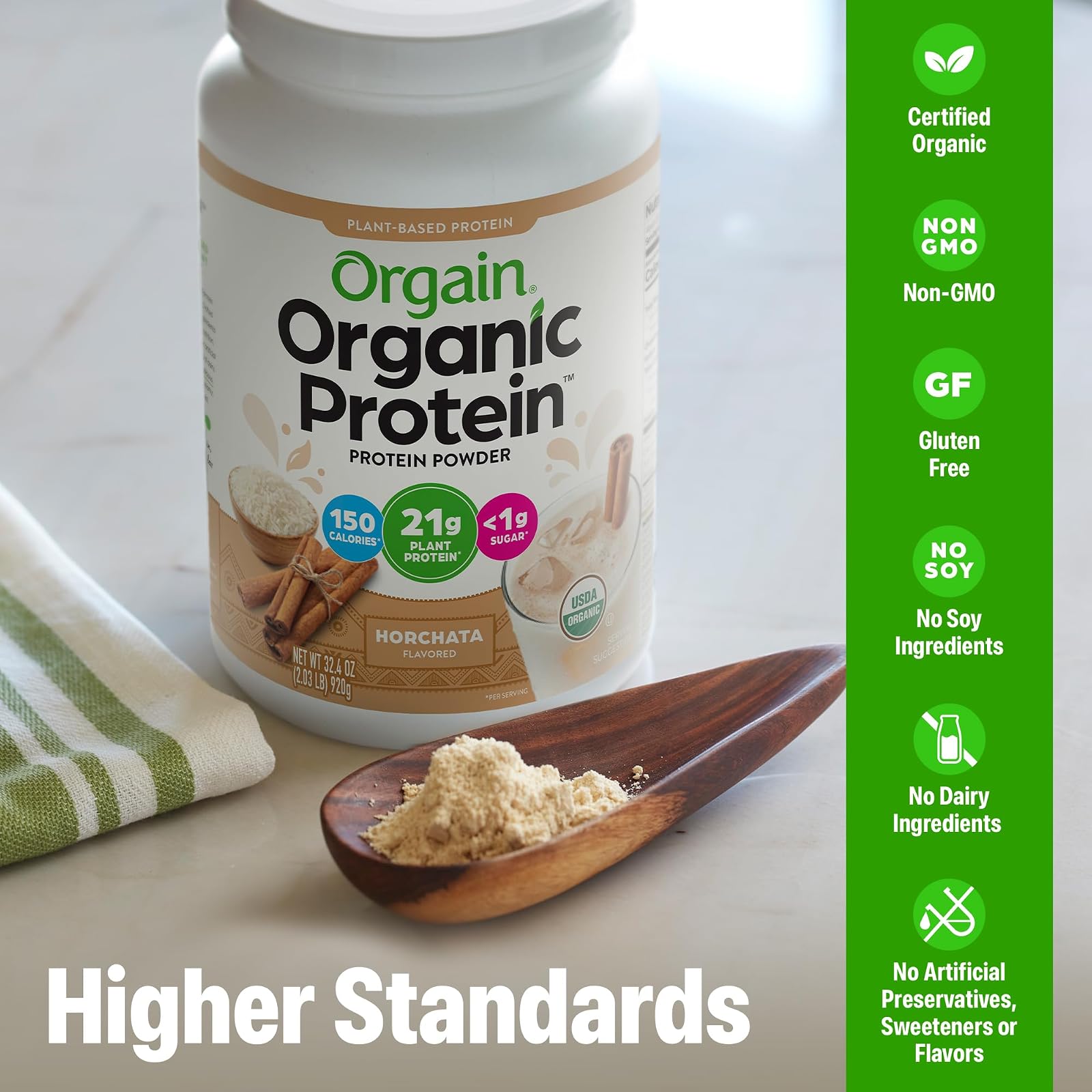 21g protein per serving for muscle gain