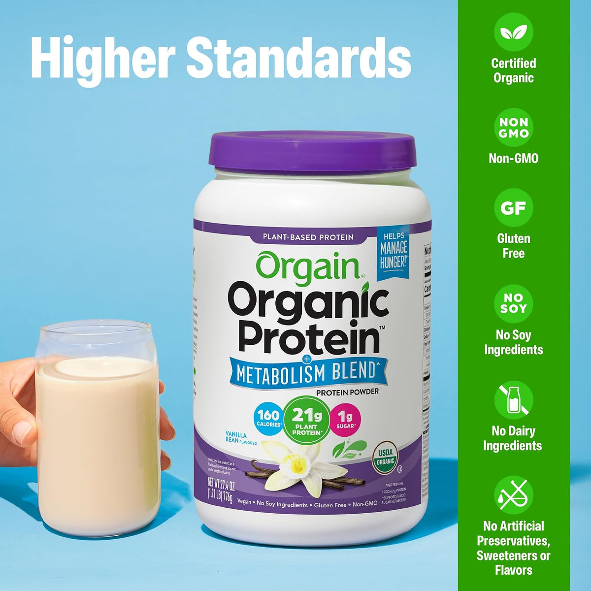 21g protein per serving