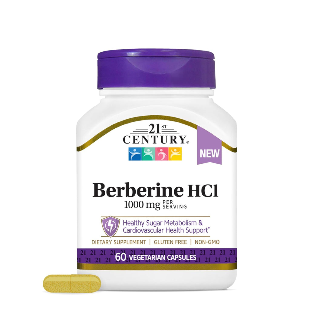 21st Century Berberine HCl capsules