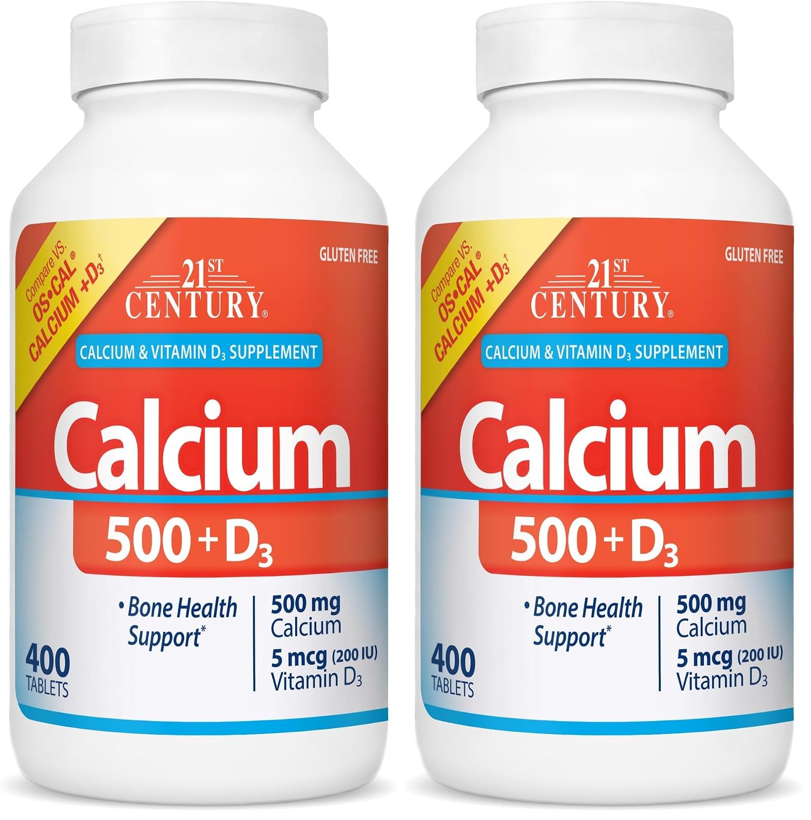 21st Century Calcium 500 mg tablets