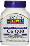 21st Century CoQ10 400 mg capsules