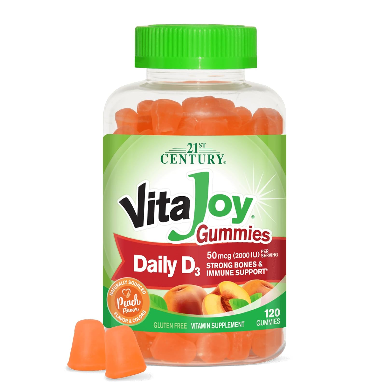 21st Century Daily D Gummies for immune support