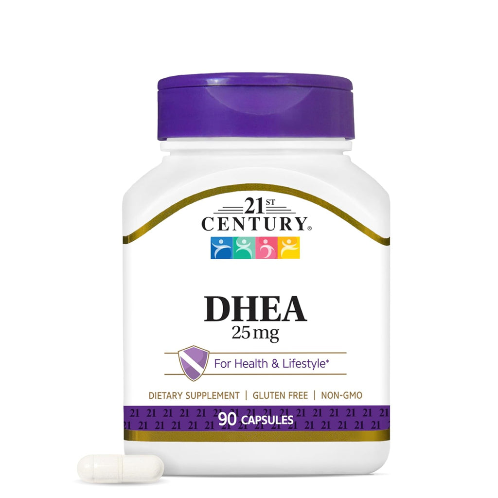 21st Century DHEA 25 mg capsules