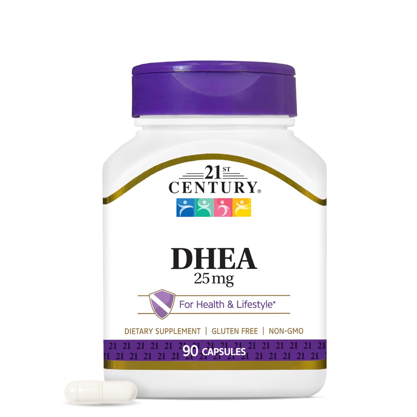 21st Century DHEA 25 mg capsules