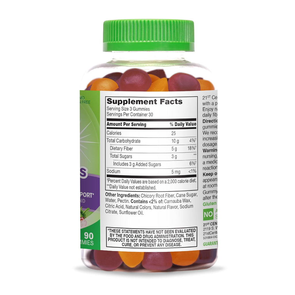 21st Century fiber gummies for wellness