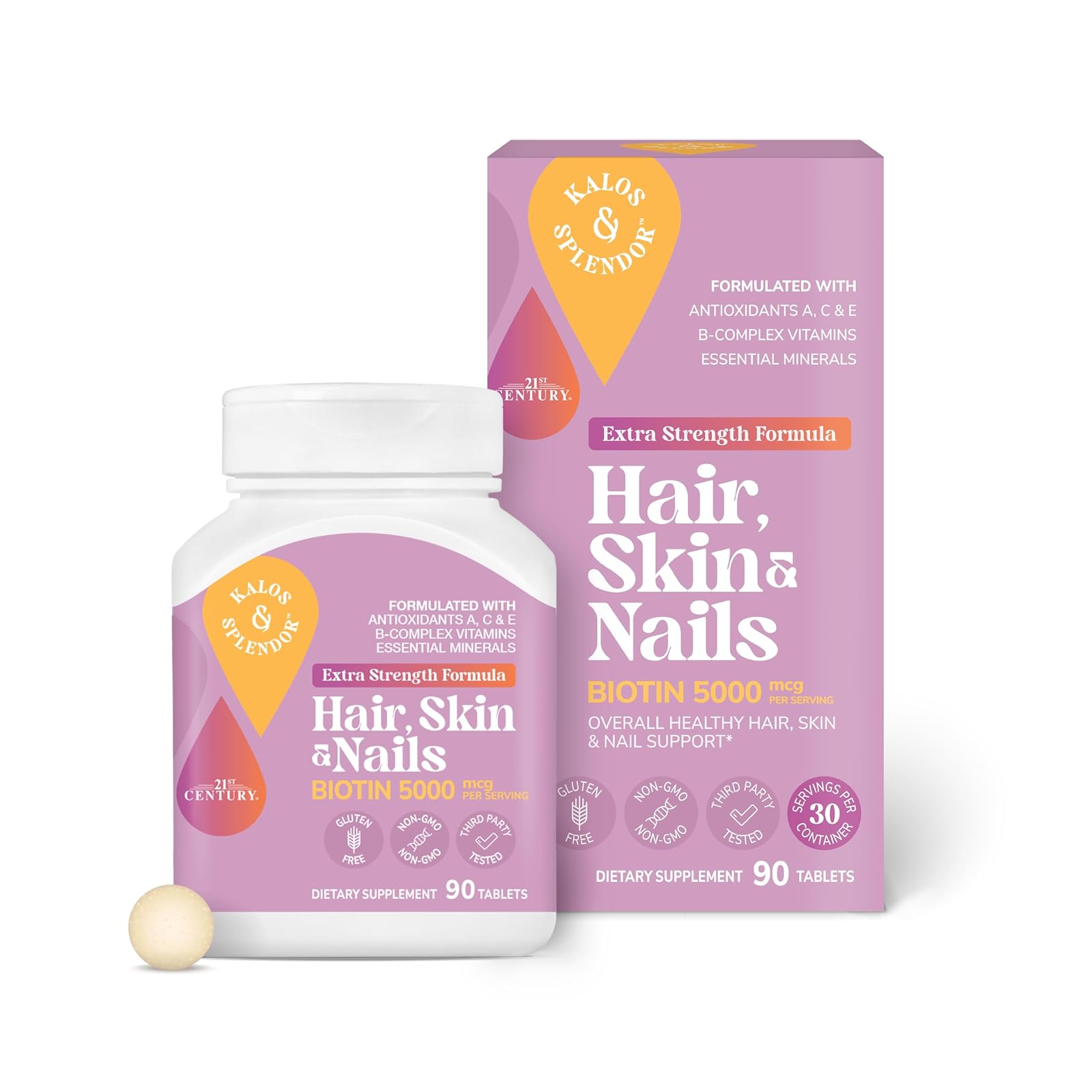 21st Century hair skin & nails tablets