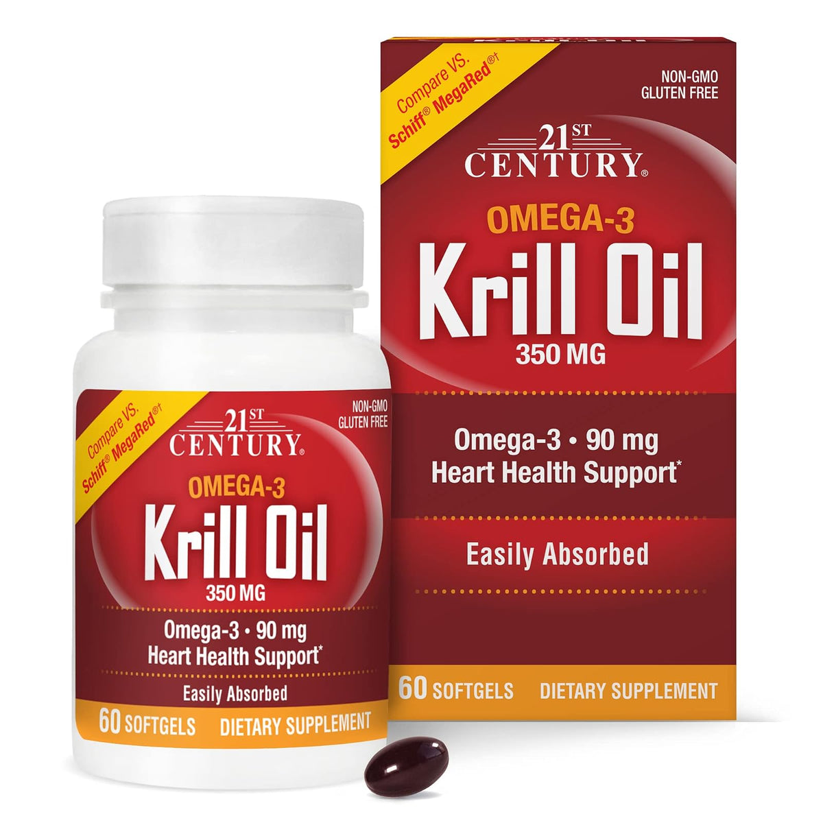 21st Century krill oil softgels