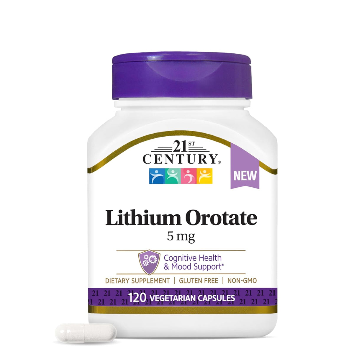 21st Century Lithium Orotate capsules