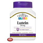 21st Century Lutein softgels for eye health