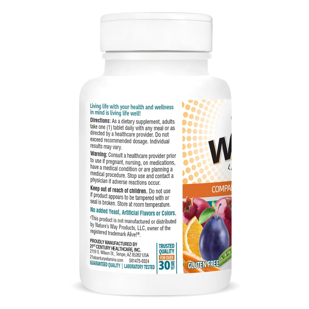 21st Century multivitamins with essential nutrients