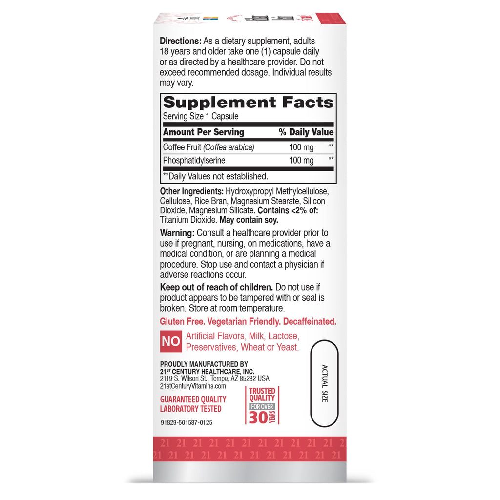 21st Century nootropic capsules for seniors