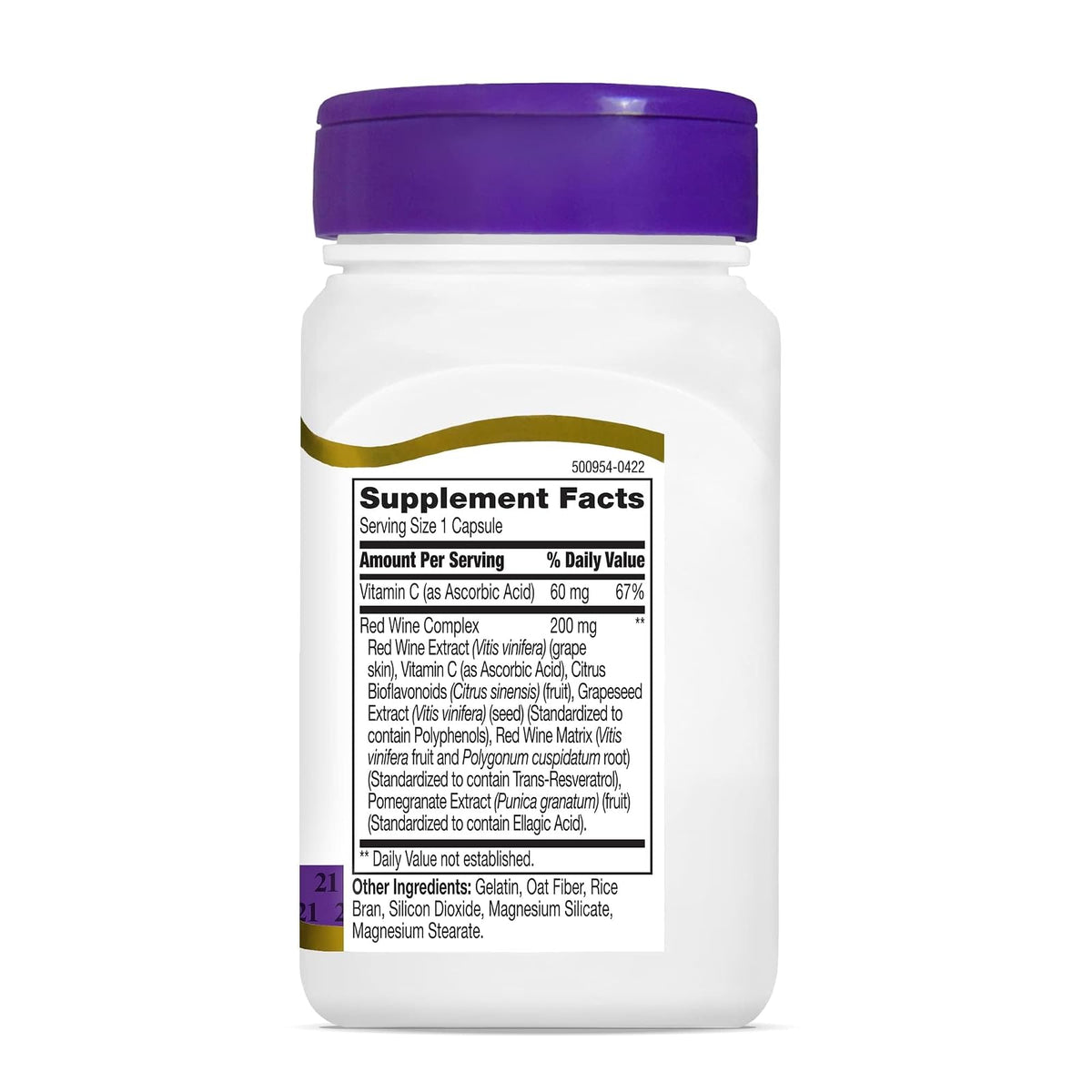 21st Century red wine extract capsules