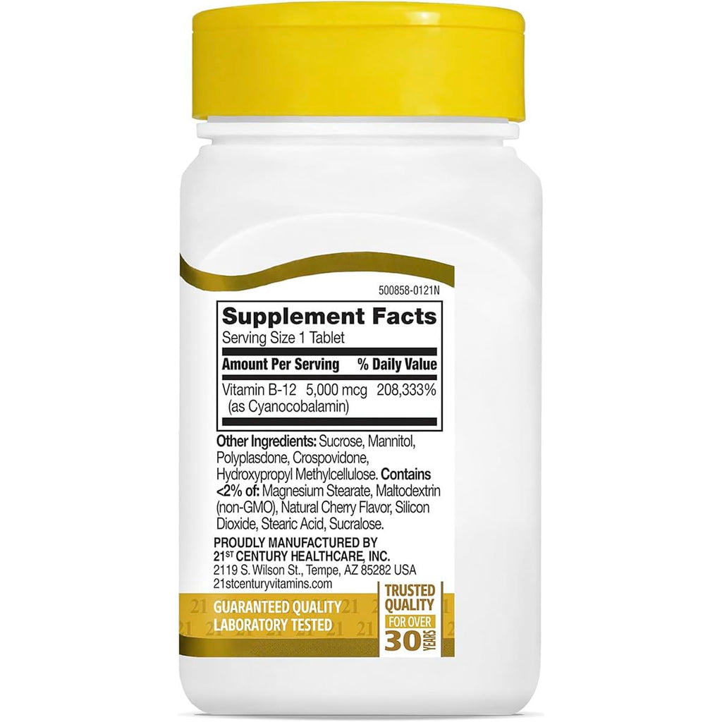 21st Century Vitamin B12 supplement