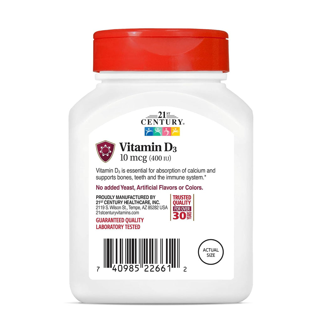 21st century vitamin d3 benefits