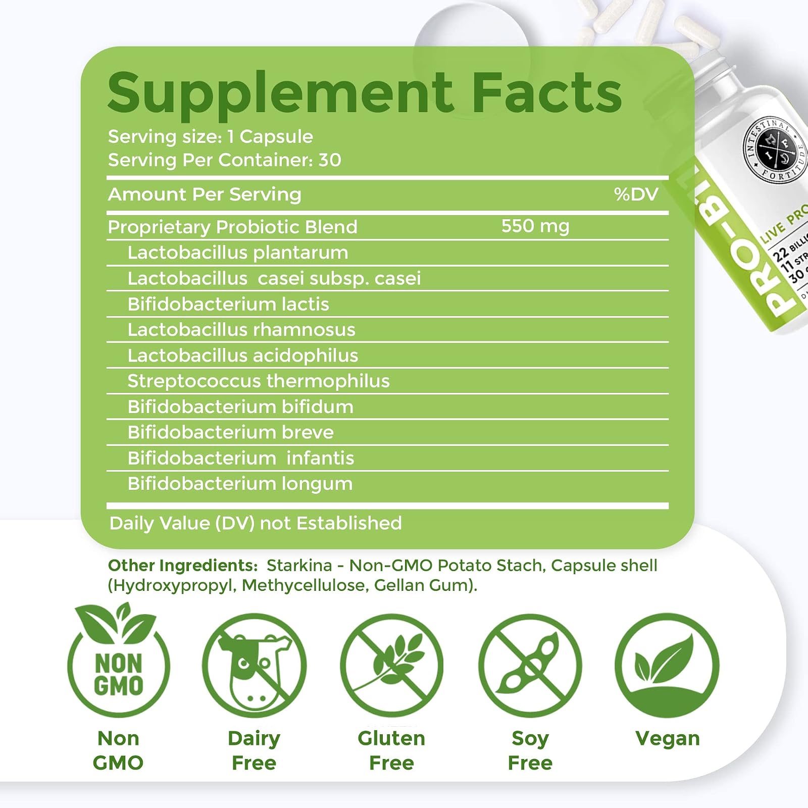 22 billion CFU kids probiotic