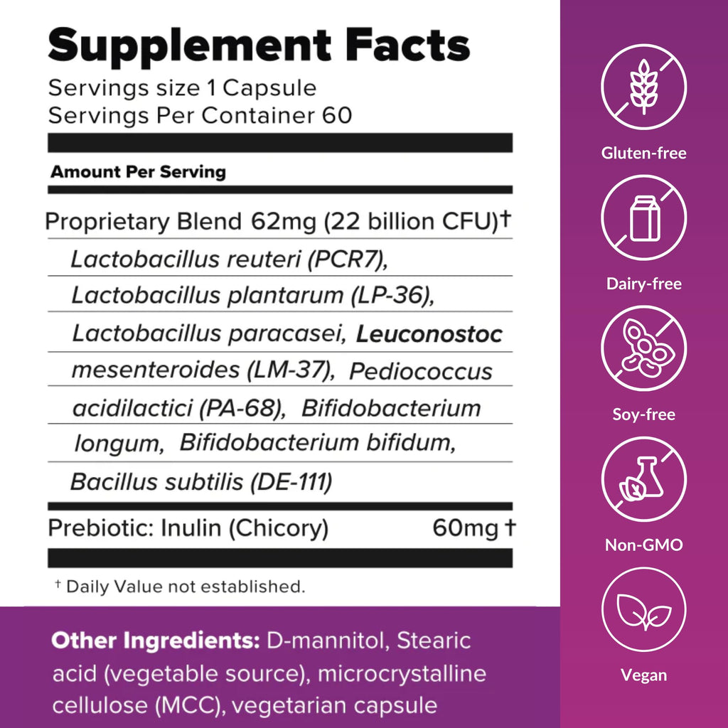 22 billion CFU probiotic formula
