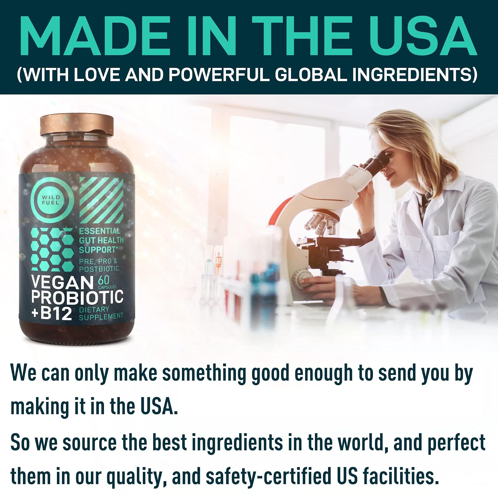 22 billion CFU vegan probiotic formula