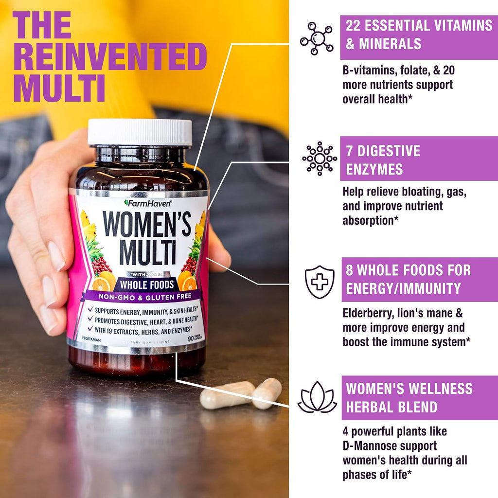 22 essential nutrients for women's health