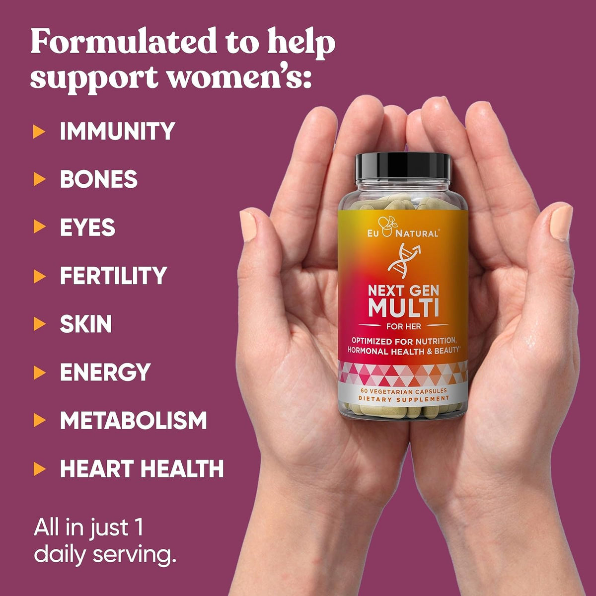22 essential vitamins for women's health