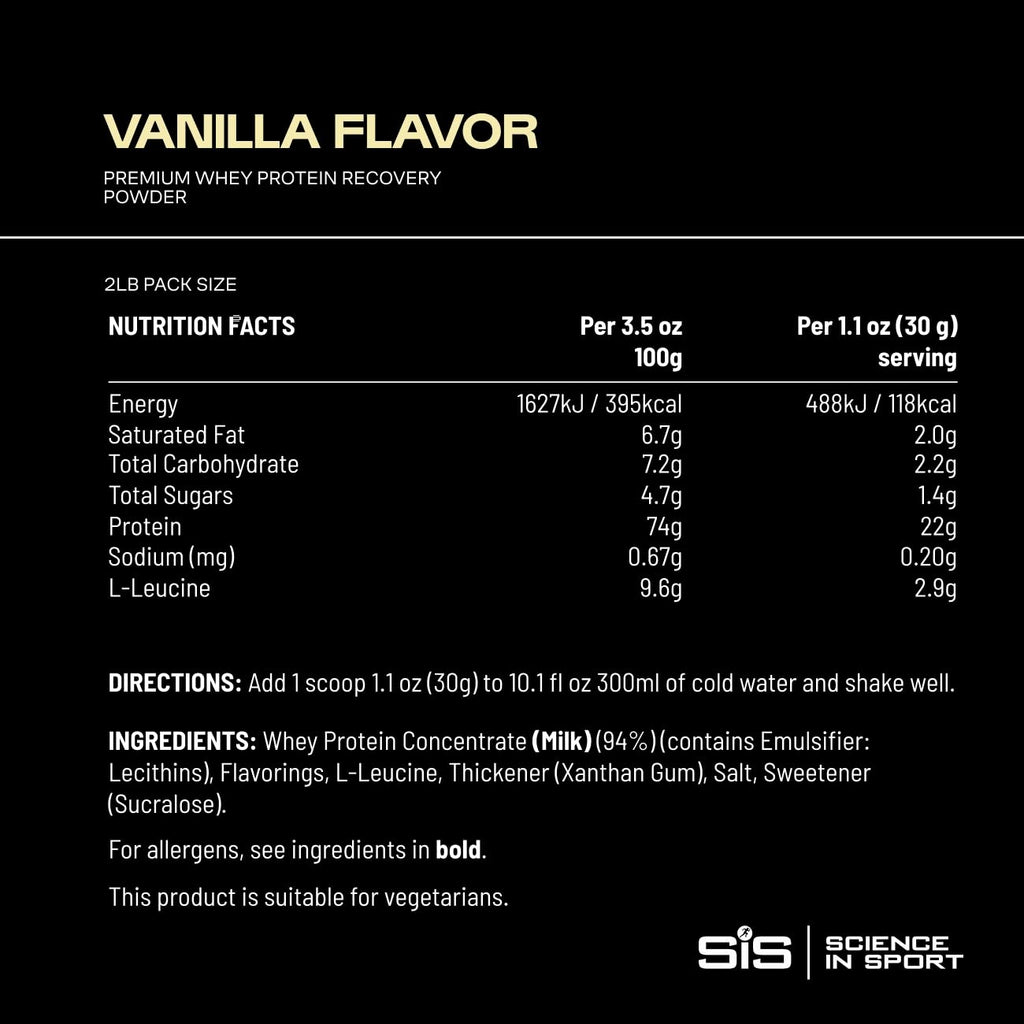 22 g protein per serving SiS REGO