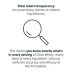 22 g protein per serving whey