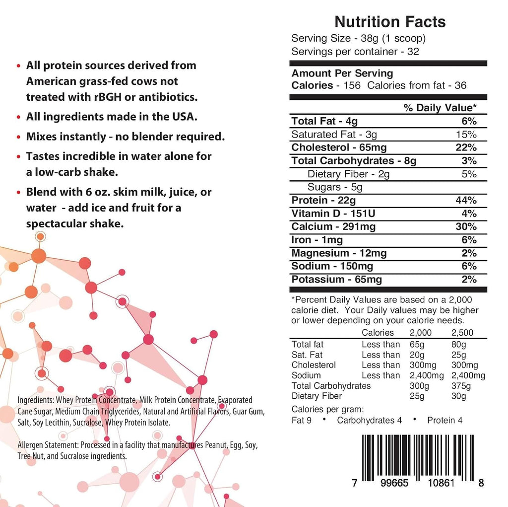 22 g protein per serving