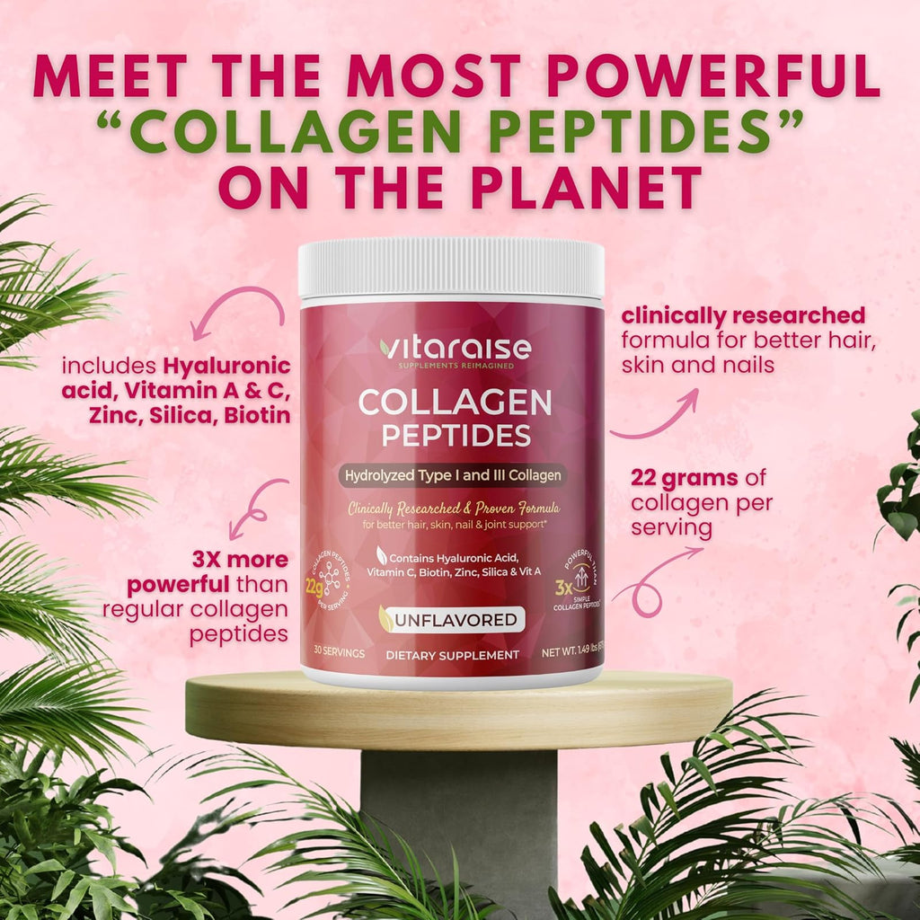 22 g serving collagen supplement