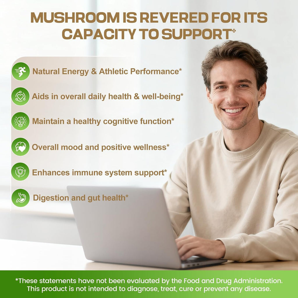 22 in 1 mushroom blend for wellness