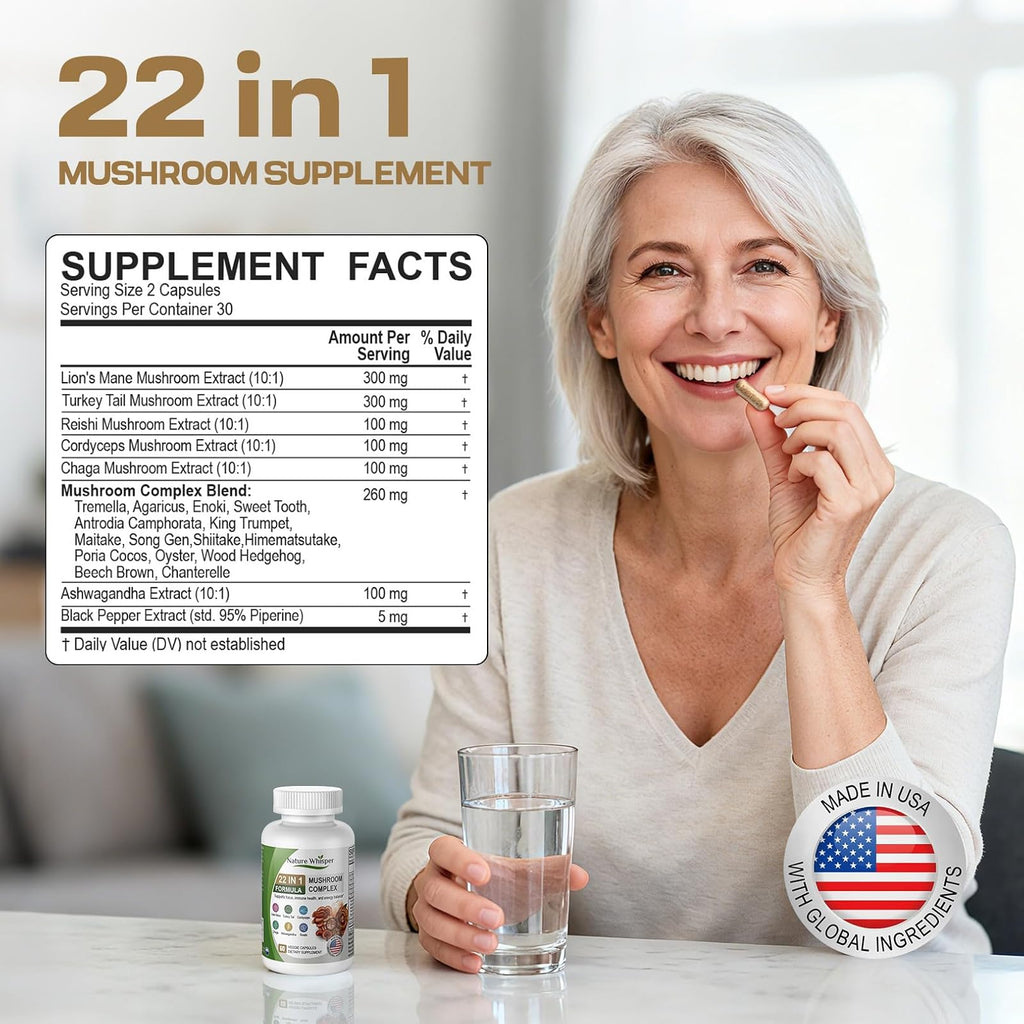 22 in 1 mushroom complex capsules
