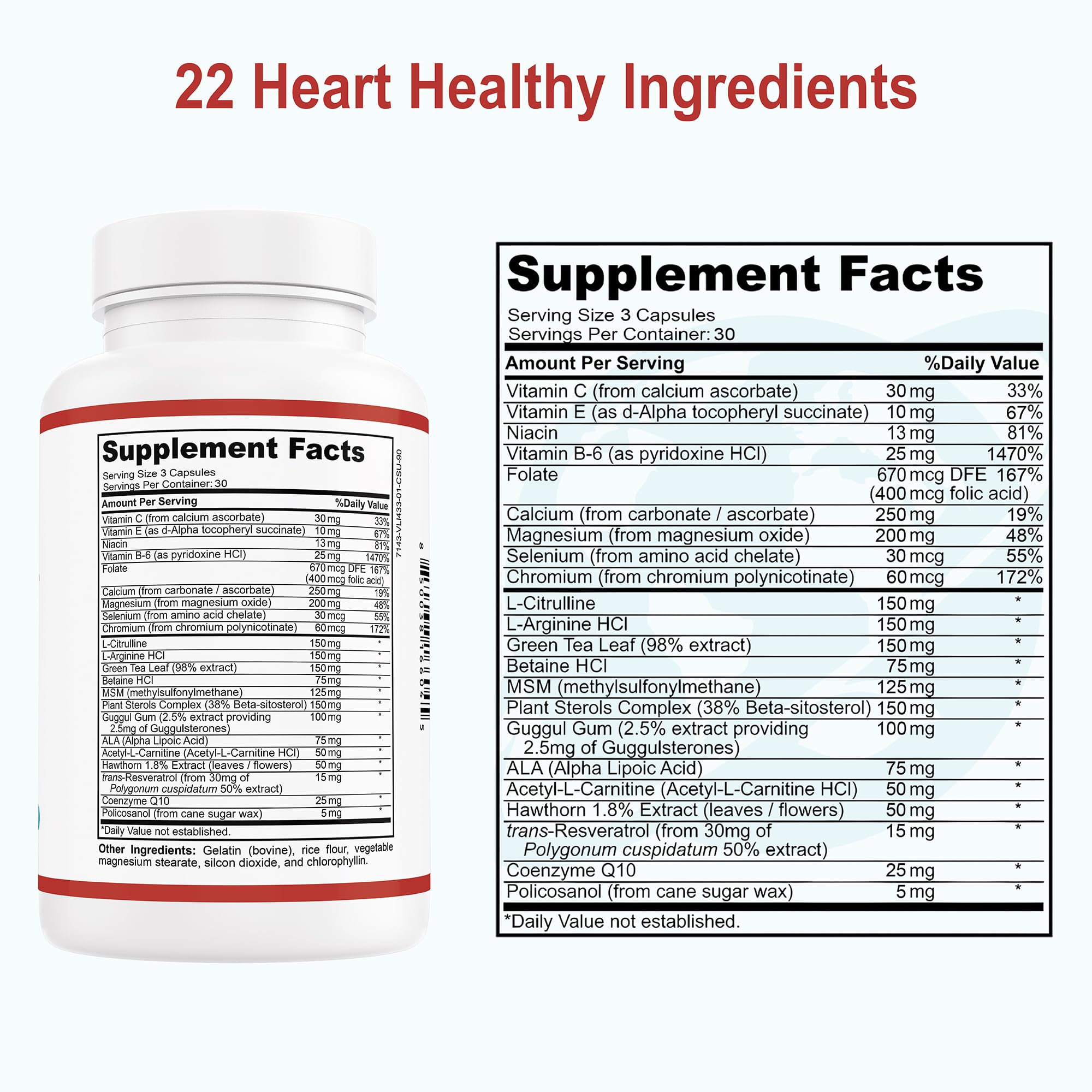 22-ingredient heart health complex