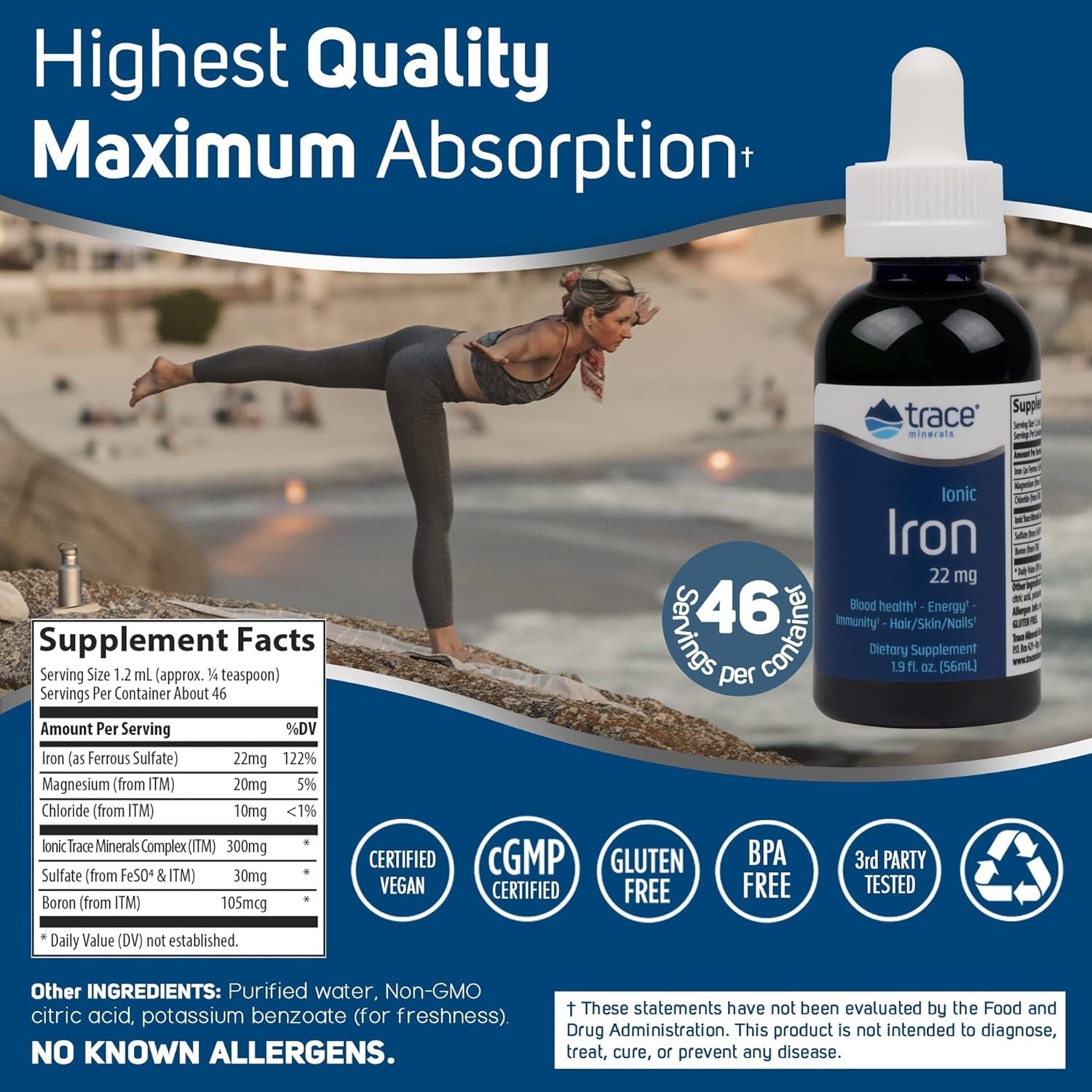 22 mg iron supplement for women