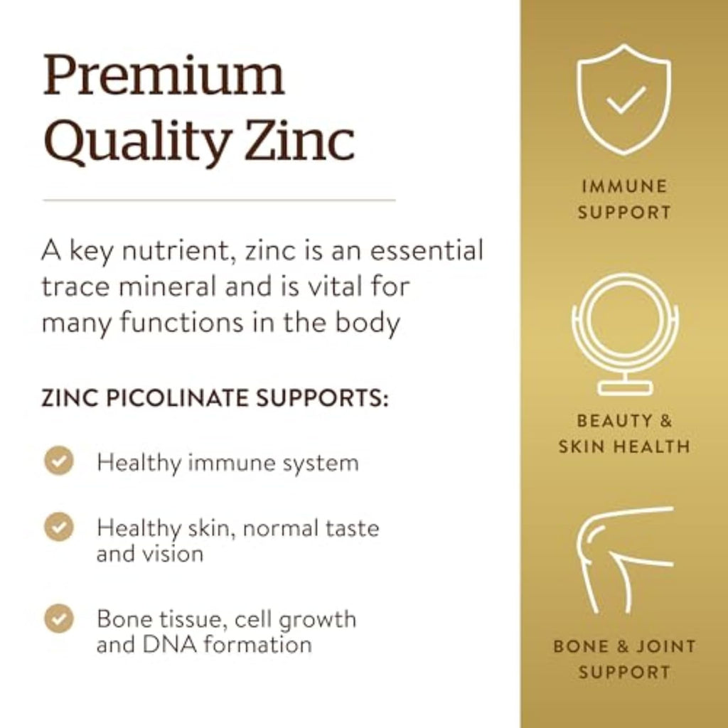 22 mg Zinc for daily wellness