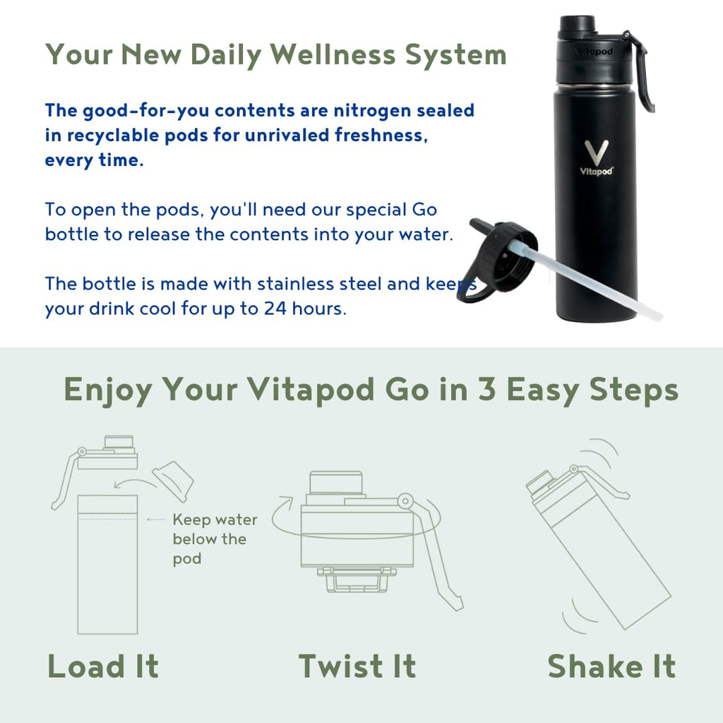 22 oz stainless steel bottle for vitamins