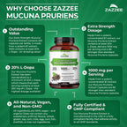 220 capsules of Mucuna Pruriens
