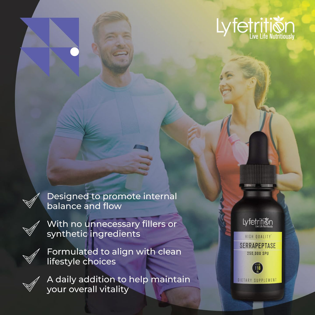 220 servings of Serrapeptase benefits