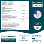 2200 mg TUDCA capsules for liver health