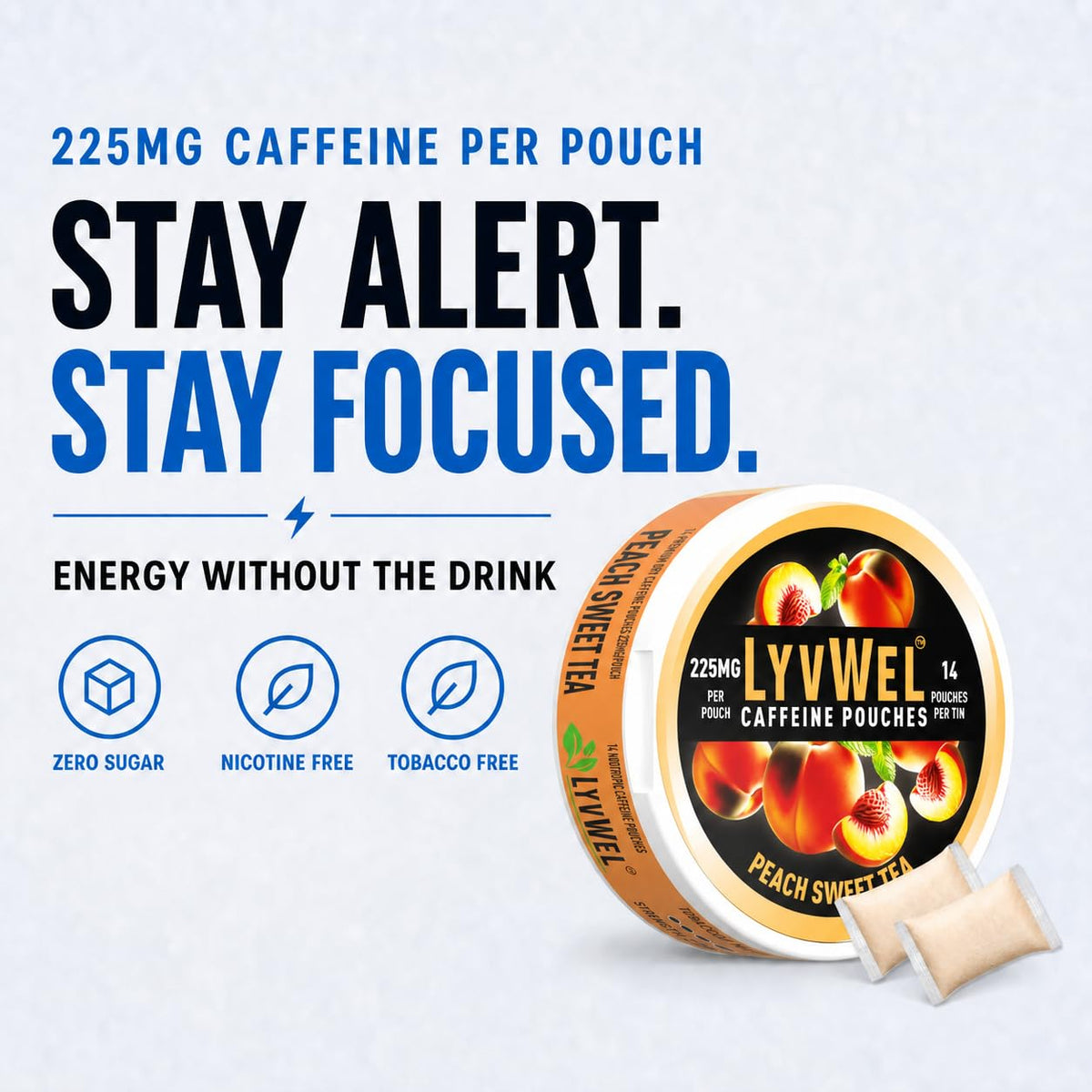 225 mg caffeine pouches for endurance
