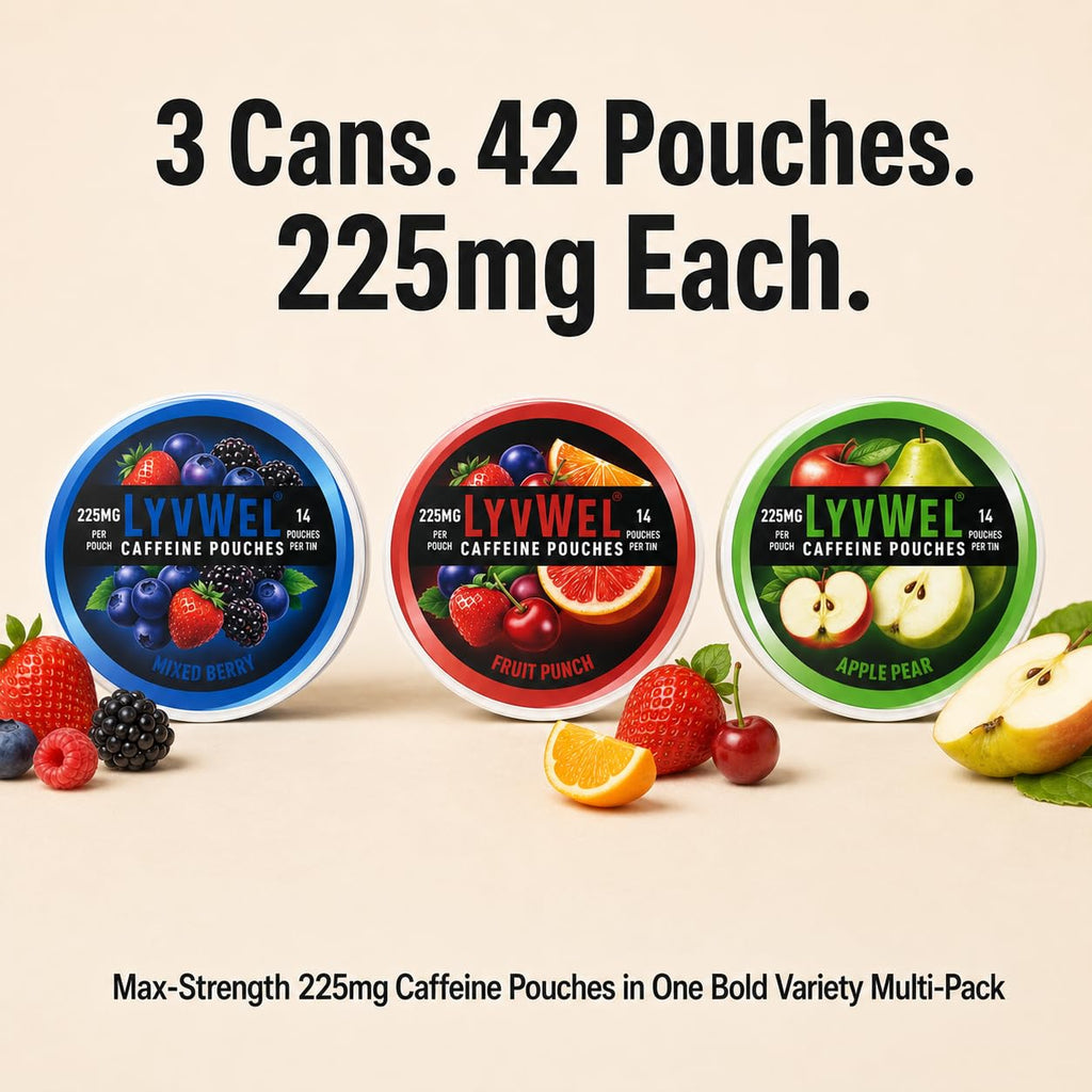 225 mg caffeine pouches for endurance