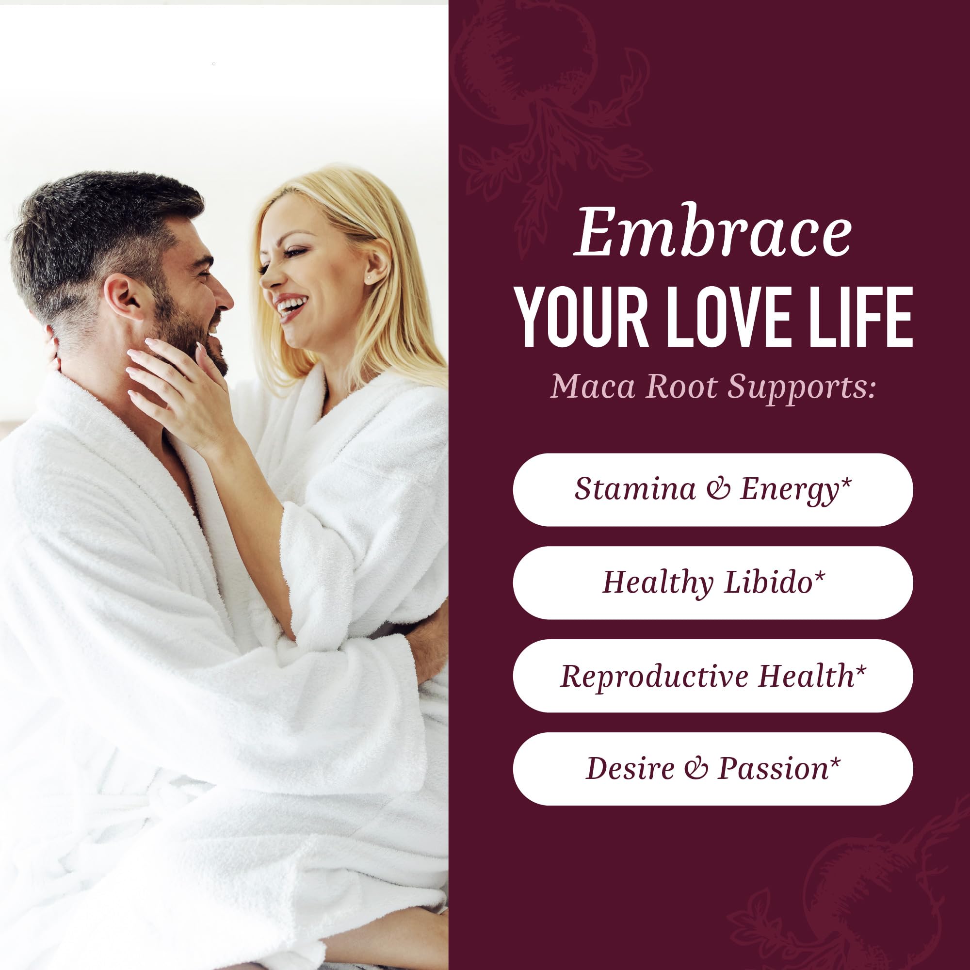 2250mg maca capsules for vitality