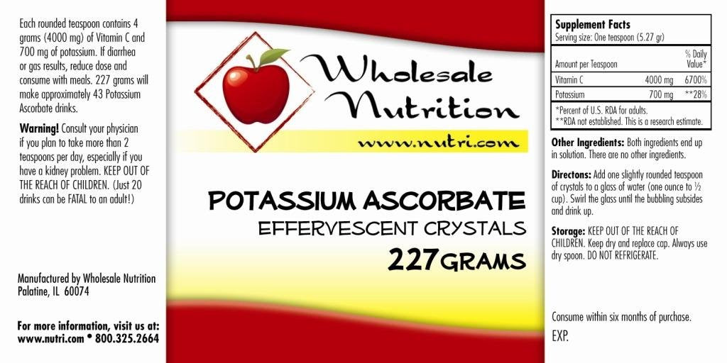 227 g potassium ascorbate benefits