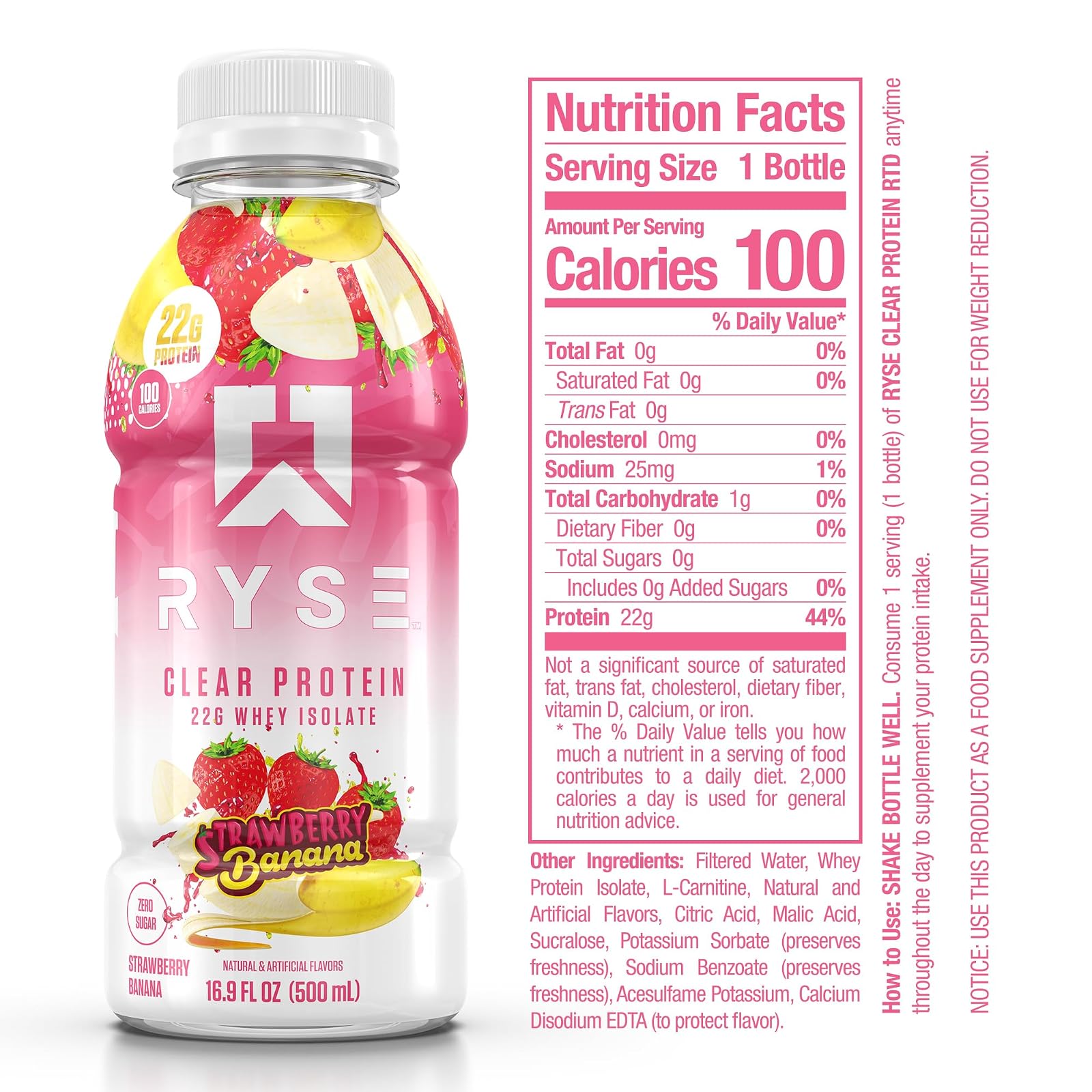 22g protein whey isolate shake