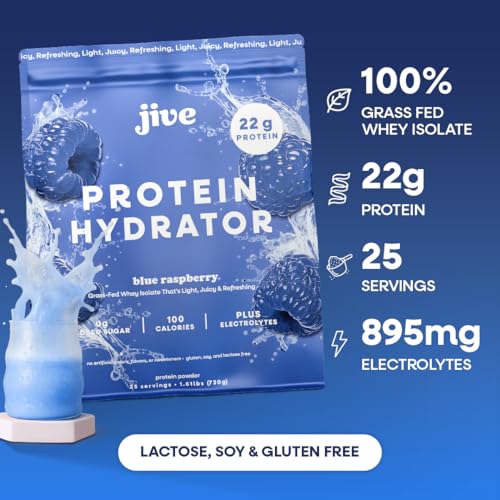 22g whey protein isolate per serving