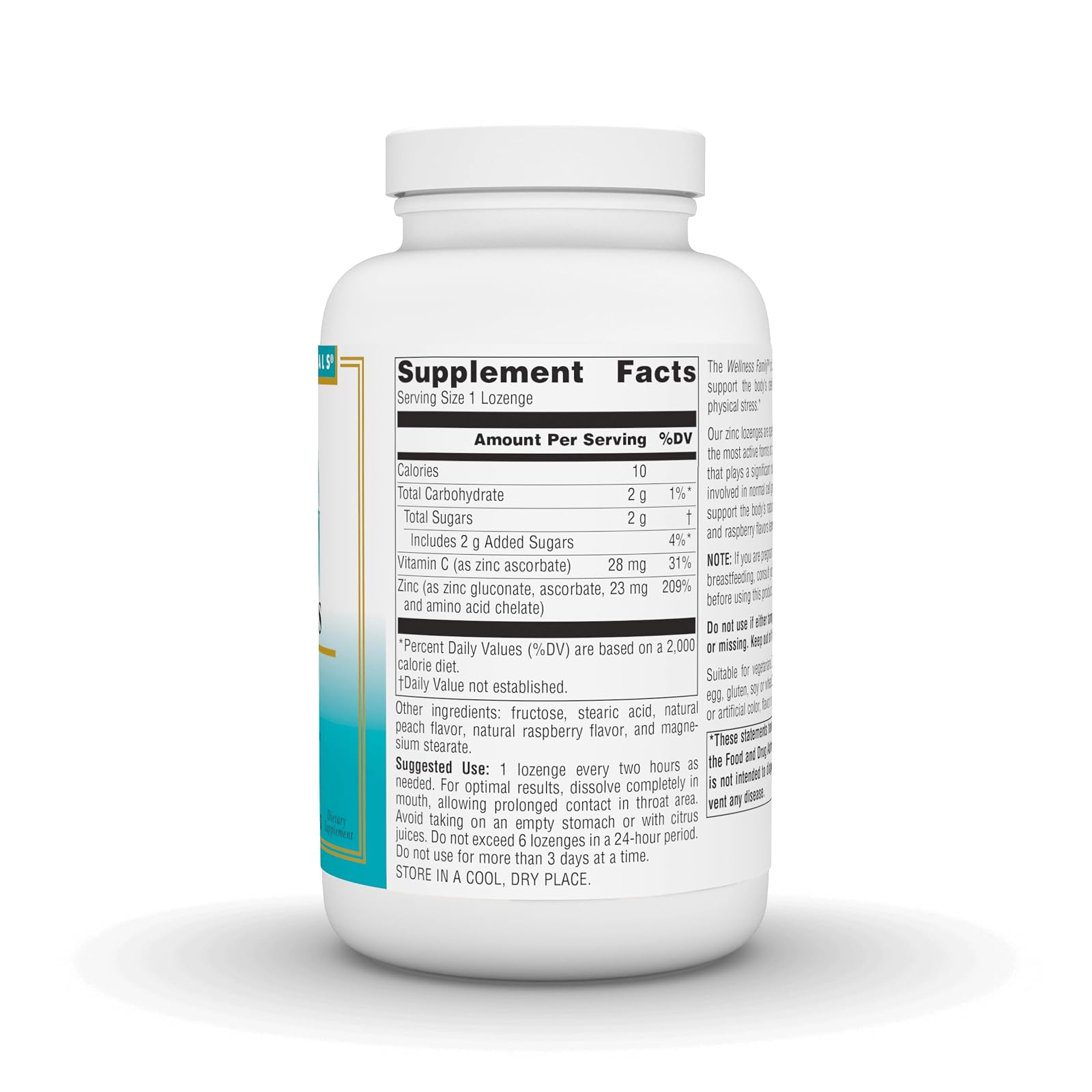 23 mg zinc lozenges for throat support