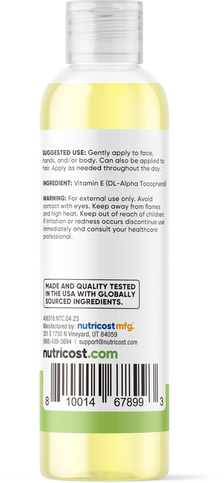 230,000 IU vitamin E oil