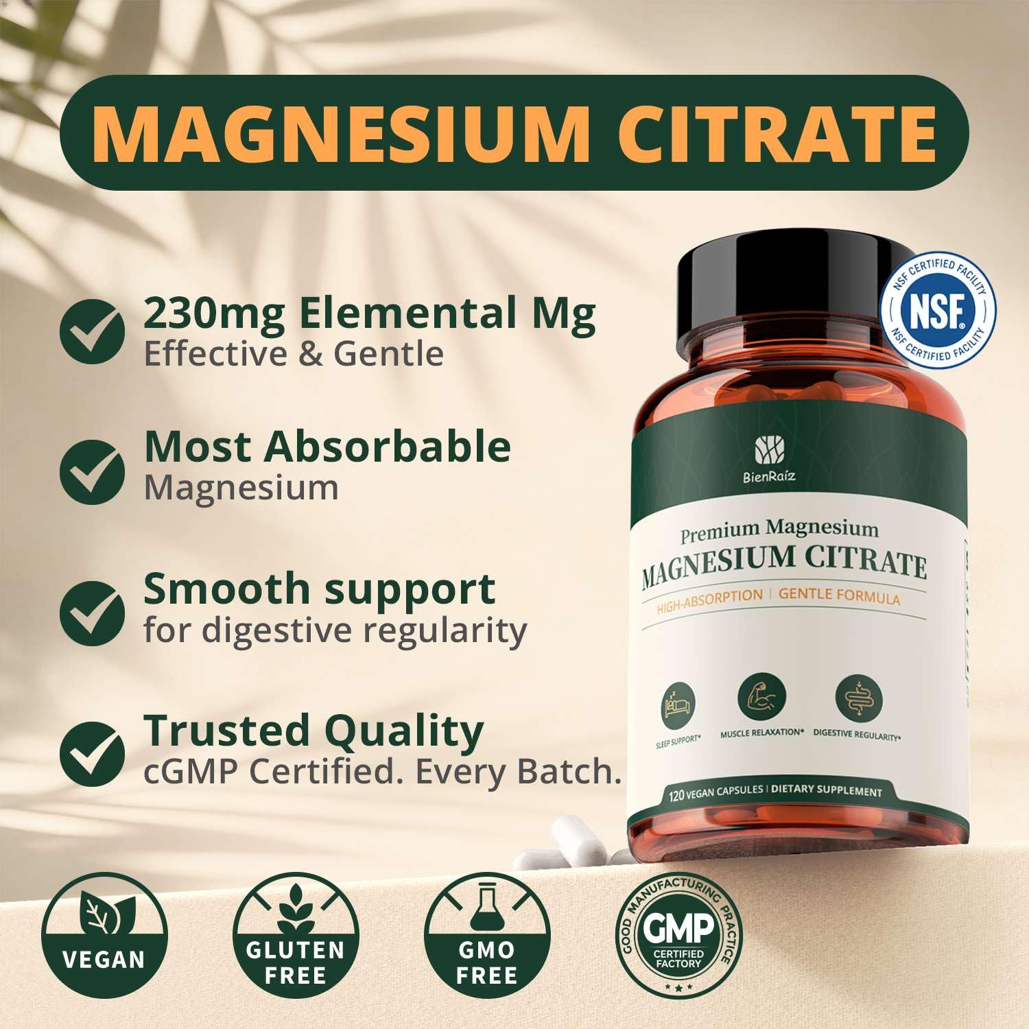 230 mg magnesium capsules for relaxation